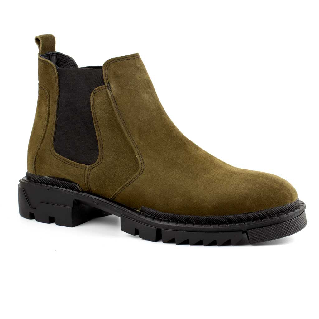 Classic Gherardo Army Boots | Suede Leather Boots